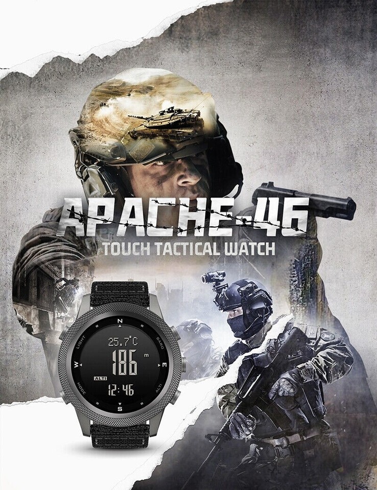 NORTH EDGE APACHE-46 Digital Watch Sport Watches With Compass altimeter ...