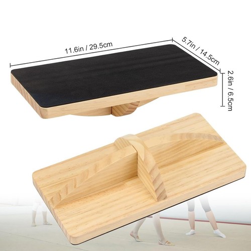 Wooden Balance Board Core Training Sports Workout Cheerleading Exercise ...