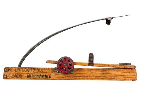 Antique Vintage Tip-Up Leigh Dahlgren Merriman Nebraska Paton spring ...