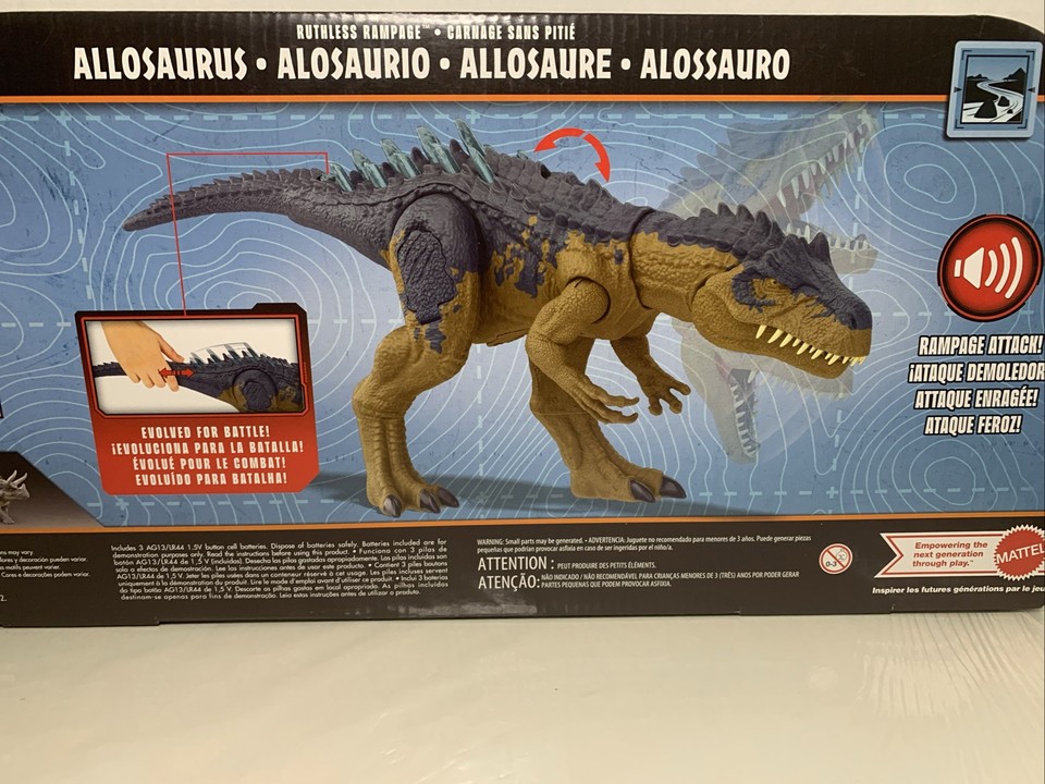 Jurassic World Chaos Theory Allosaurus Action Figure Epic Evolution | eBay