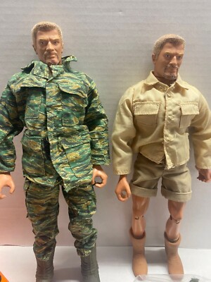 Vintage Blonde Painted Hair 12” GI Joe Action Figures W/ Accessories ...