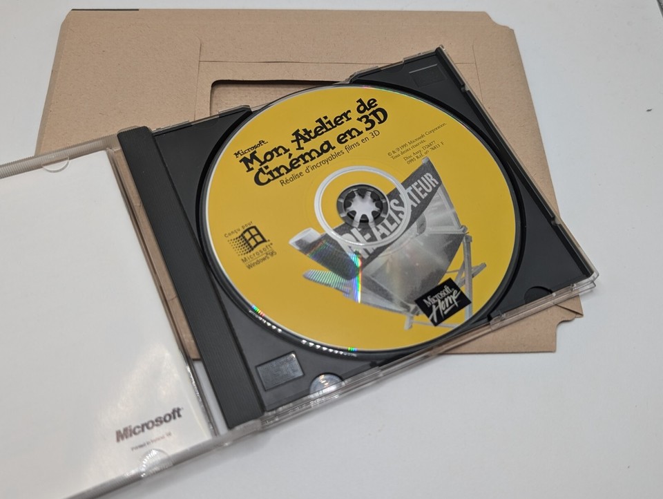 Microsoft Home - Mon Atelier De Cinéma En 3D - PC CD-ROM Big Box - FR ...