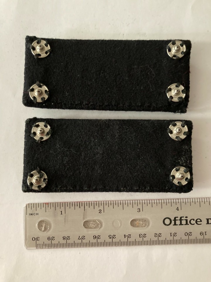 Authentic US Army Warrant Officer WO2 Shoulder Boards Straps Bullion | eBay