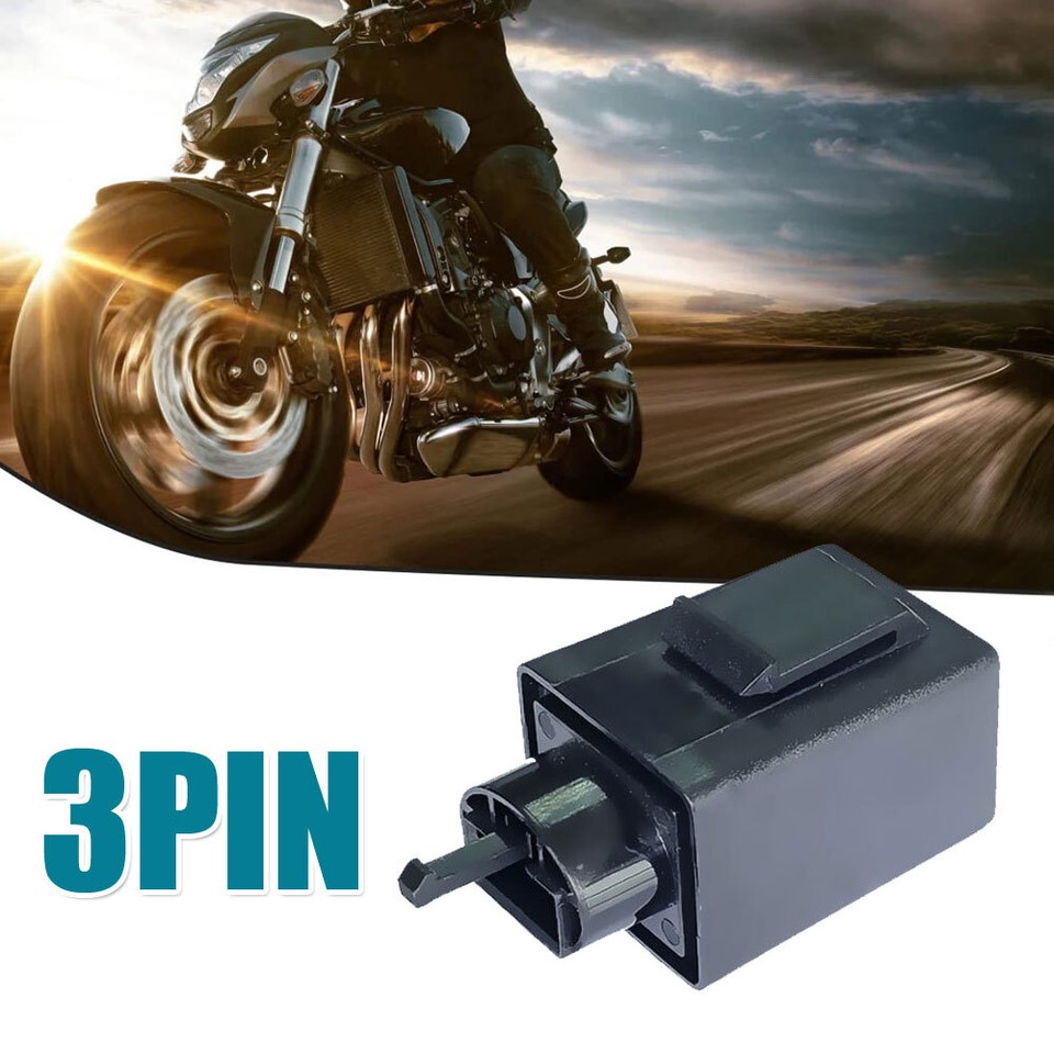 3Pin Motorbike Motorcycle LED Flasher Relay Electronic Blinker Turn ...