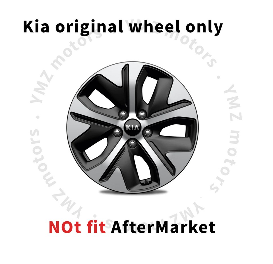 New BLACK Wheel Center Hub Cap 52960-R0100 4p for Kia Sportage ...