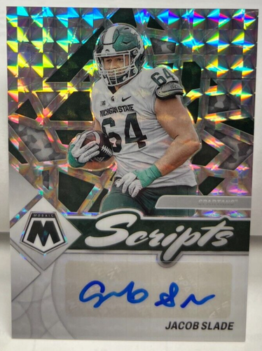 Jacob Slade 2023 Panini Mosaïque Draft Pics Ecritures RC Autographe ...