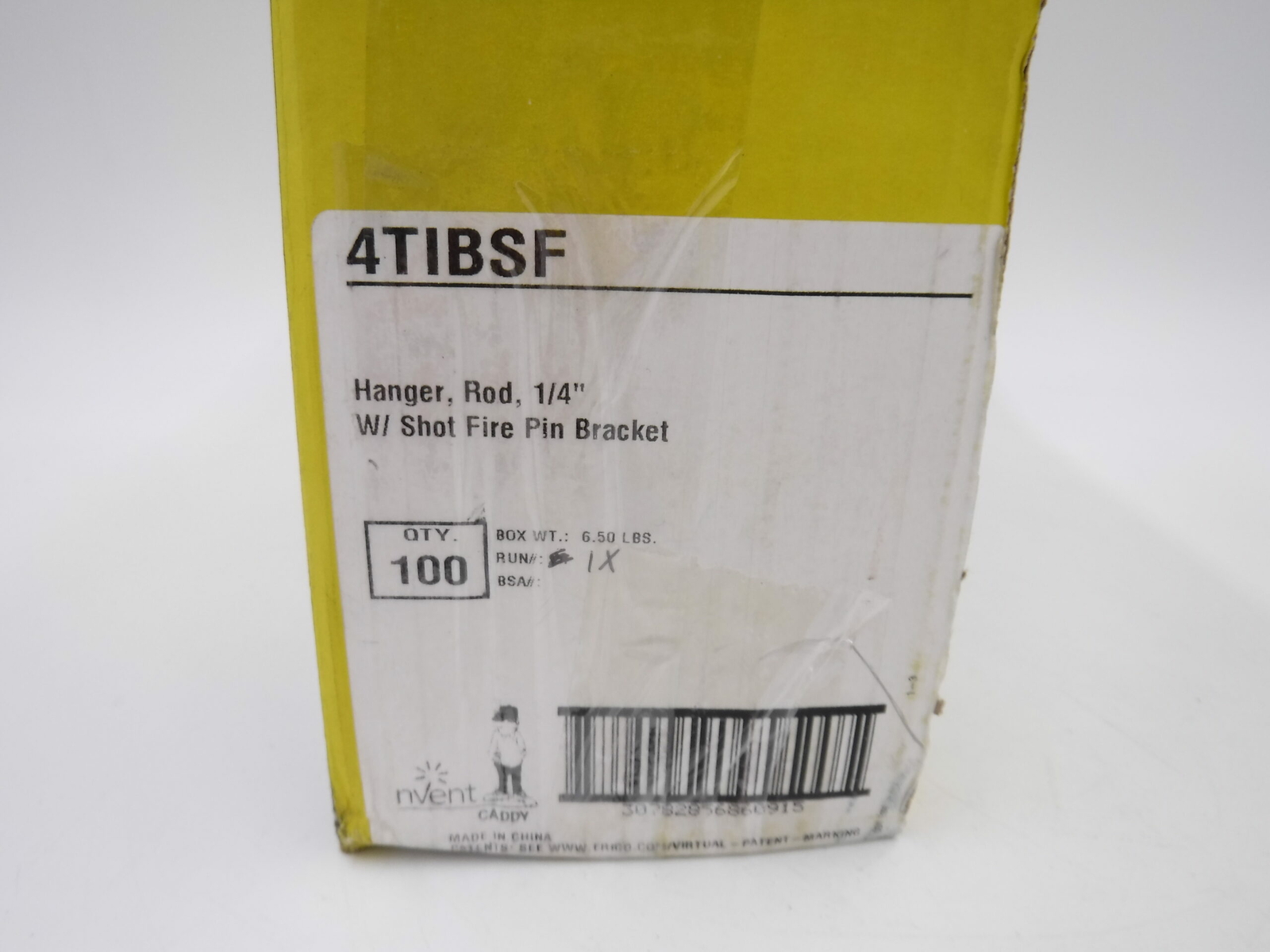 100 PCS Erico Nvent Caddy Rod Hanger with Shot Fire Pin Bracket 1/4 ...