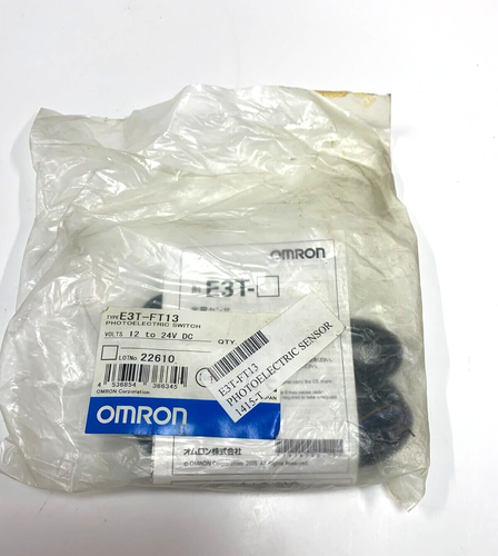 New Omron E3T-FT13 Photoelectric Sensor Through-Beam Type Flat Shape 12 ...
