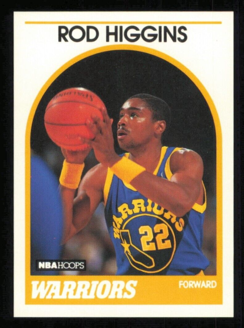 1989-90 NBA HOOPS Basketball Card - ROD HIGGINS #209 😎 Golden State ...