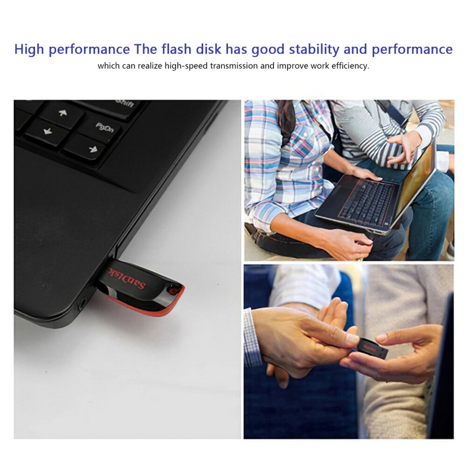 2TB USB Flash Drive Memory Stick Pen High-Speed U Disk Data Storage PC ...