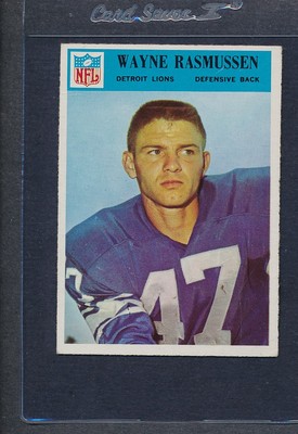 1966 Philadelphia #074 Wayne Rasmussen Lions VG *17 | eBay