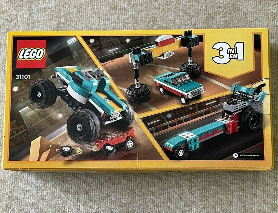 Lego Creator 31101 Monster Truck Muscle Car Dragster Lego 3n1 (163 ...