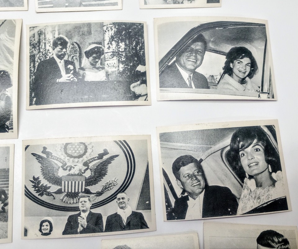 1964 JFK Vintage Topps John F Kennedy Jackie Trading Cards 72 of 77 US ...