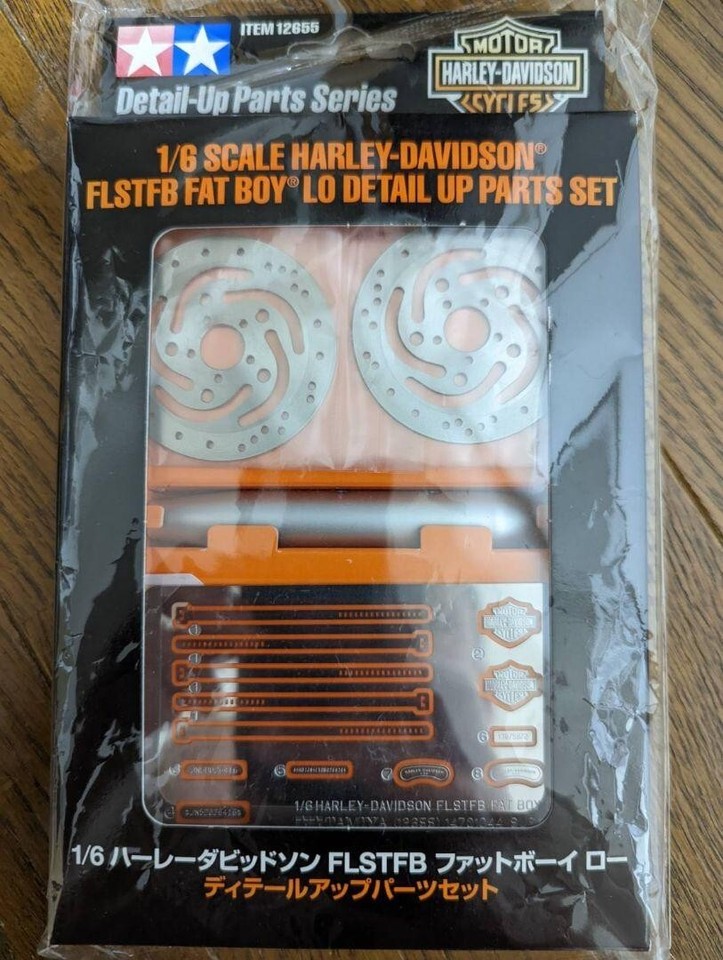 HARLEY DAVIDSON FLSTFB Fat Boy Lo BIG SCALE SERIES NO 41 Figure Very ...