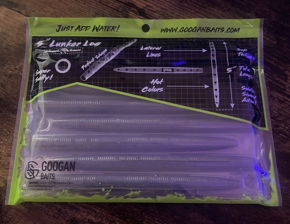 Googan Baits Lunker Log 5'' Fishing Lure 8 Package | eBay