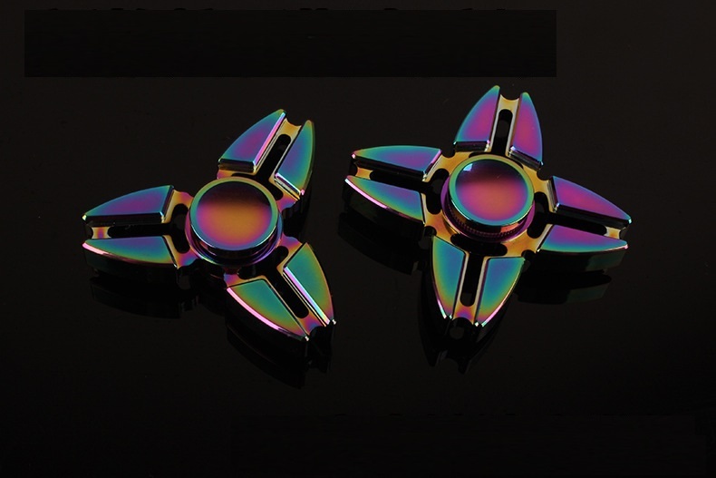 Fashion New Stainless Metal Hand Spinner Fidget Bearing Desk Toy 3-5 ...