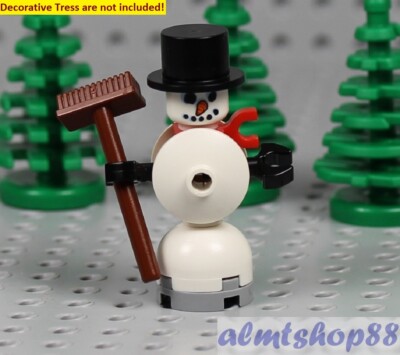 LEGO - Snowman Minifigure w/ Broom - Mr Frosty XMas Tree Christmas ...