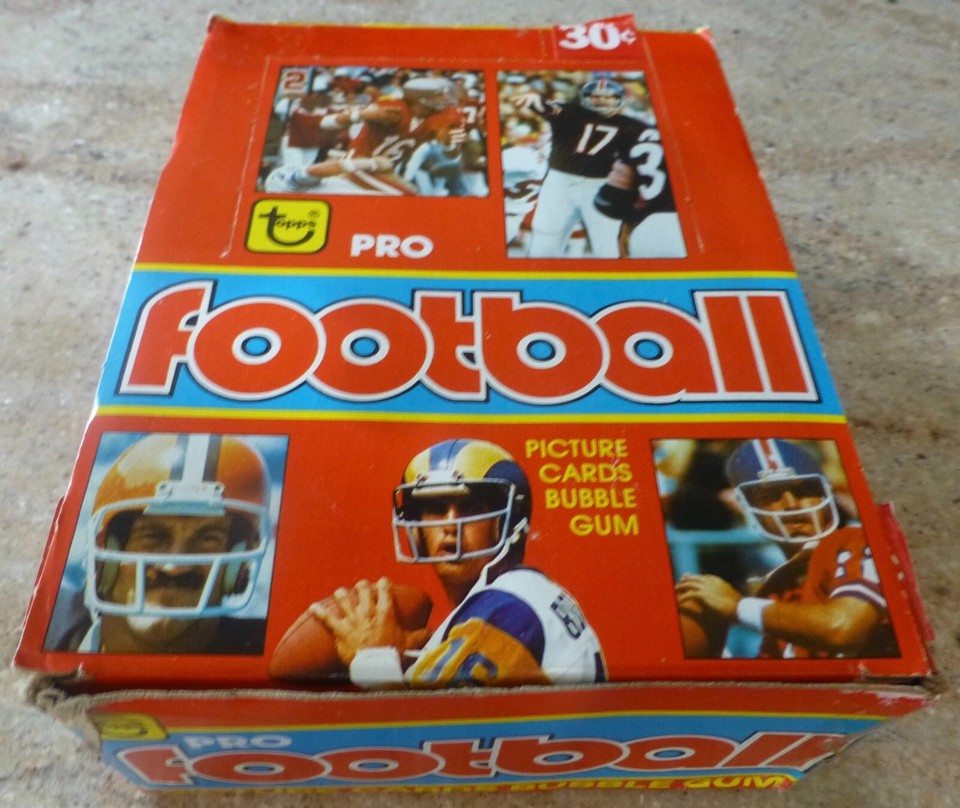 1981 TOPPS FOOTBALL WAX BOX - PACKAGED BY TOPPS IN A 1979 BOX WITH 1979 ...