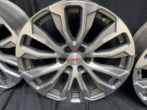 2021 GMC Yukon 14048 22 X 9” Set Of 4 OEM 12 Spoke Rims 84423416 | eBay