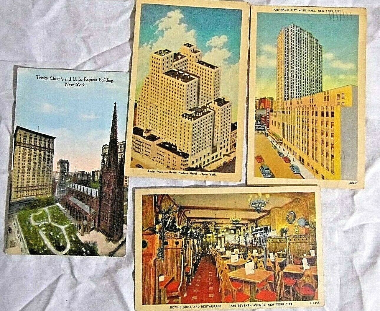 4 Vintage Postcards New York City New York | eBay