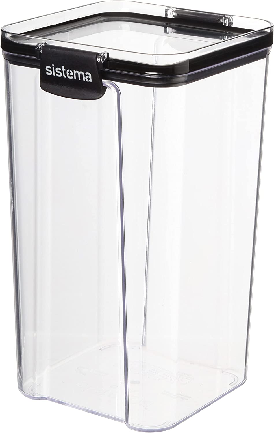 Sistema Ultra Square Food Container, 1.3L, Black & J7S95 Ultra Square ...