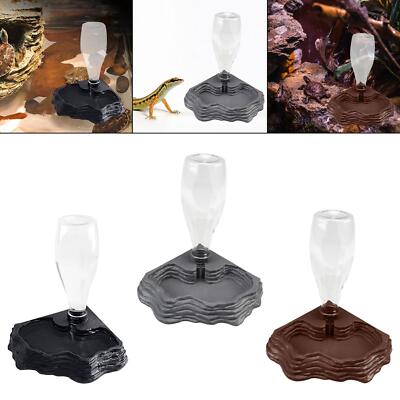 Automatic Reptile Water Dispenser Turtle Water Bowl Terrarium Habitat ...