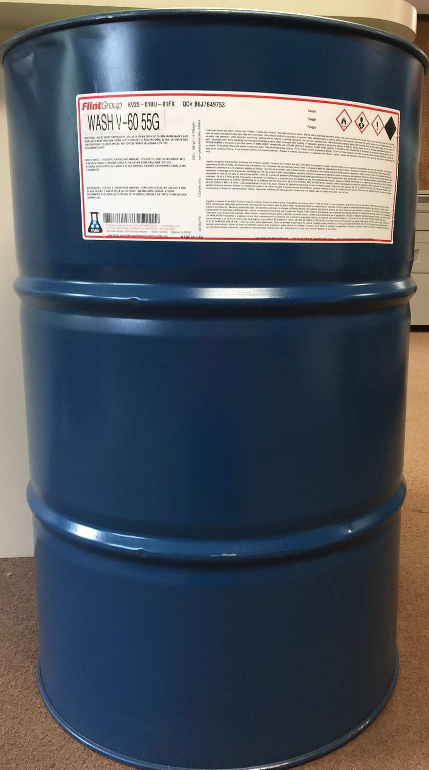 VARN V-60 WATER MISCIBLE WASH 55 GALLON DRUM *** FREE SHIPPING *** | eBay