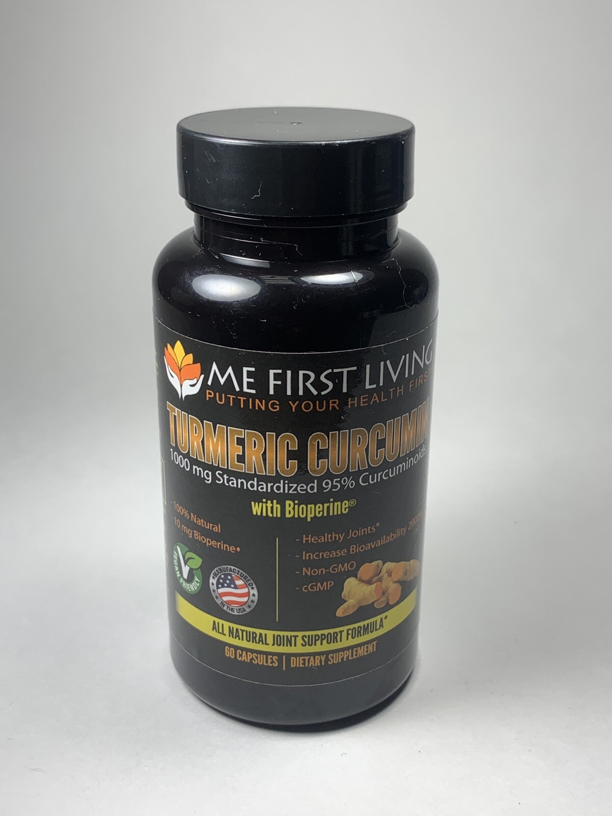 Me First Living Turmeric Curcumin 1000mg Capsules - 60 Count for sale ...