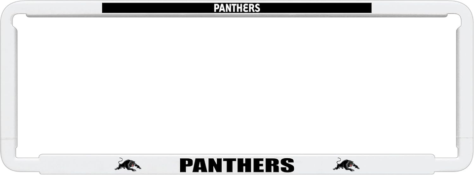 2X Official NRL Penrith Panthers Car Number Plate Frame Cover Surround ...