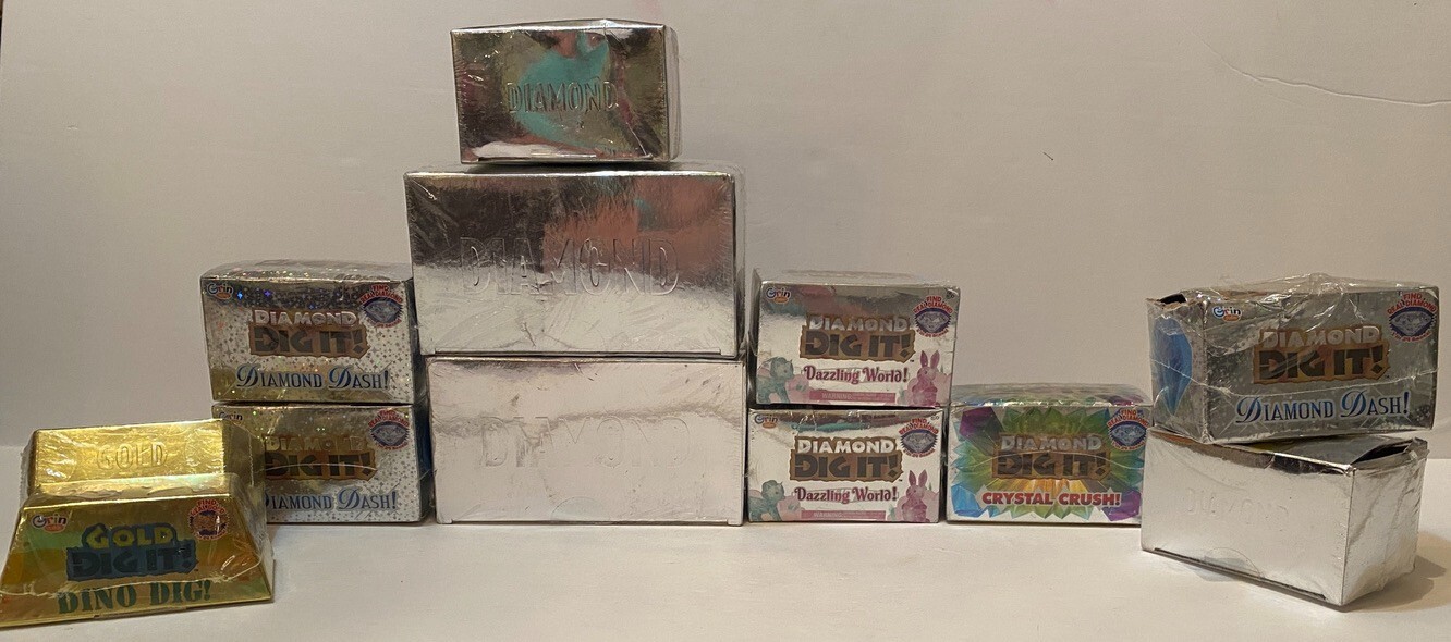 LOT of 12 Super Diamond Dig it! Diamond Dig It! Gold Dig It! - FACTORY ...