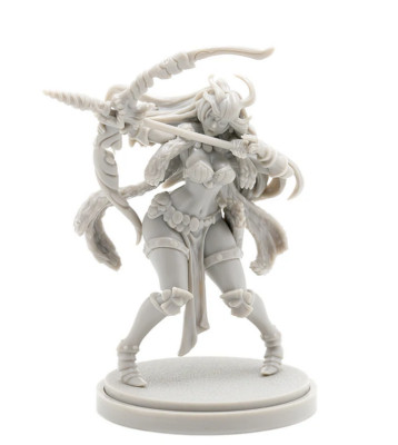 Resin Kit 828 Kingdom Death Pinup Gold Smoke Knight Armor 30mm Base ...