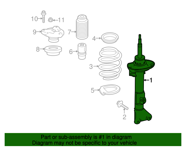 MONROE FOR Mercedes-Benz Suspension Strut A 2043230900 A2073231300 | eBay