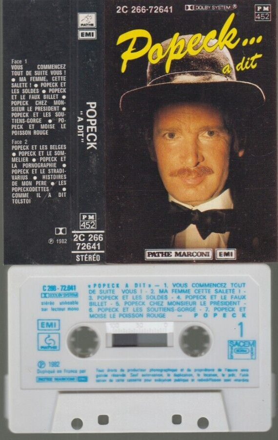 K7 AUDIO (TAPE) POPECK *A DIT* | eBay