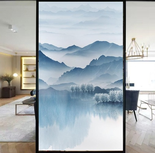 Frosted Glass Stickers Window Window Transparent Opaque Electrostatic ...