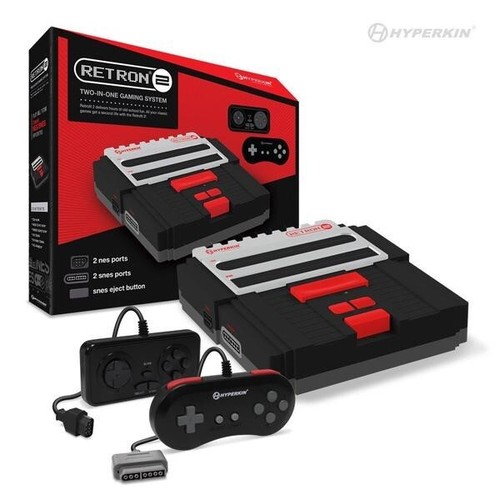 Hyperkin RetroN 2 2in1 SNES / NES Retro Video Game Twin Console Syst ...