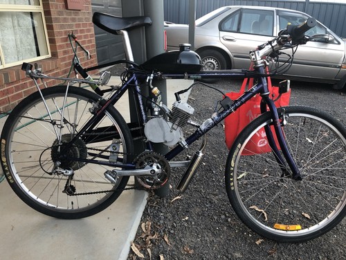 80cc Motor Engine Kit 2 Stroke Motorized Push Bike Motorised Bicycle ...