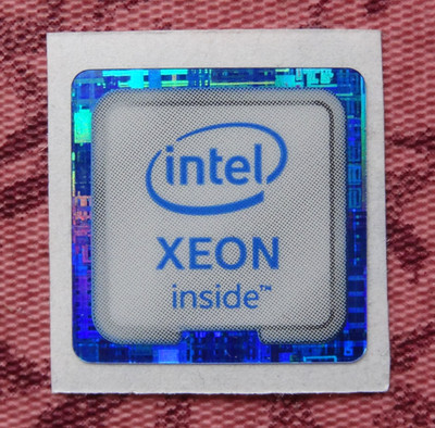Intel Xeon Inside Sticker 18 x 18mm 6th Gen 2015 Version Skylake Case ...