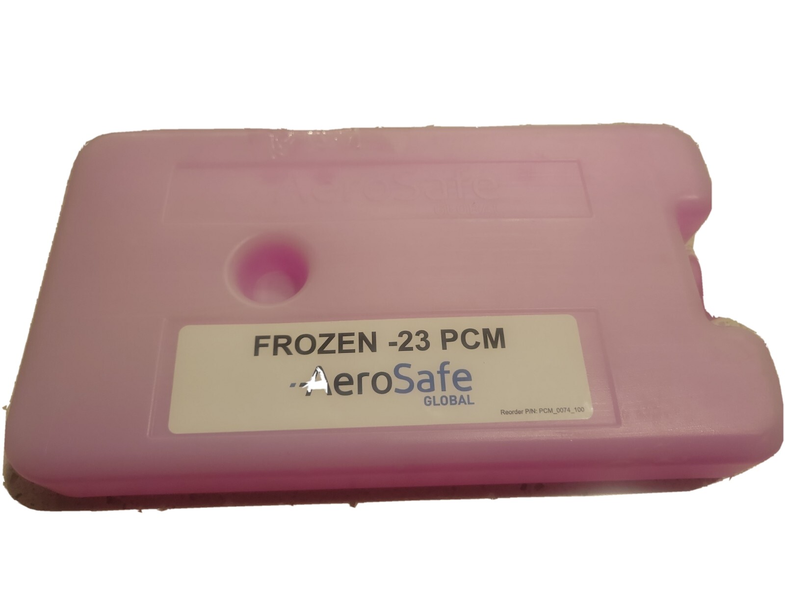 AeroSafe PCM_0136_100 - 6" x 10-1/2" x 1-1/2" Frozen -23 PCM Ice Pack ...