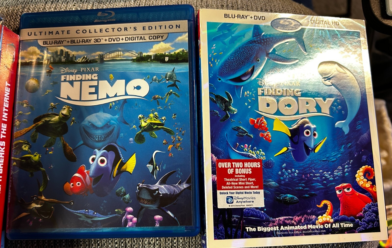 Finding Nemo (Blu-ray, blu-ray 3D dvd) & Finding Dory (Blu-ray/dvd) w/slipsleeve 786936849387| eBay
