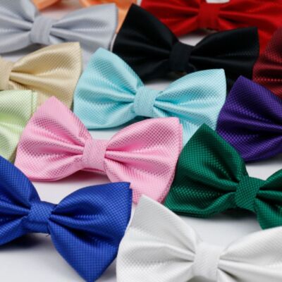 20 Colors Butterfly Bowties - Colourful Wedding Bow Ties Mens Solid Bow ...
