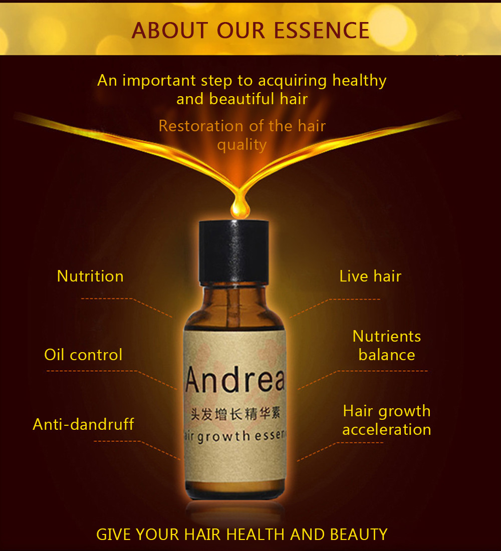 Andrea Hair Regrow Oil Growth Ginger Essence Hair Loss Serum Treatment ...