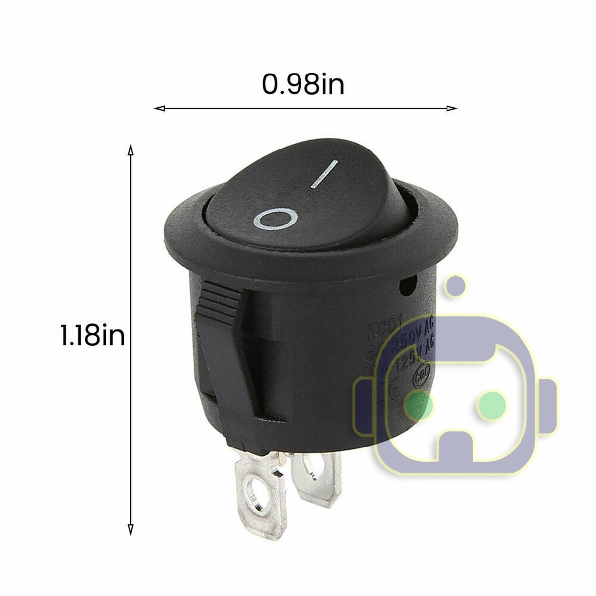 Round Rocker Switch