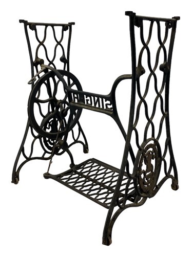 Treadle Sewing Machine, Cast Iron Base, Industrial Age Singer Steampunk ...