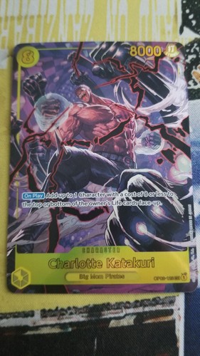 Charlotte Katakuri OP03-123 SEC Alternate Art One Piece Card Game M/NM ...