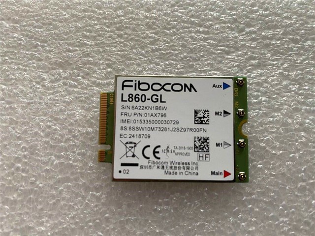 Lenovo Fibocom L860-GL CAT16 WWAN Wireless Cellular Modem 5W10V25790 4G ...