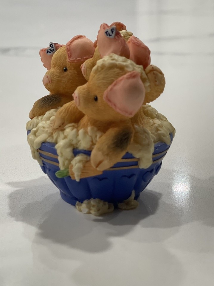 “Bacon in the kitchen” 1997 Enesco Mary Rhyner - Nadig 319546 3 Pigs | eBay