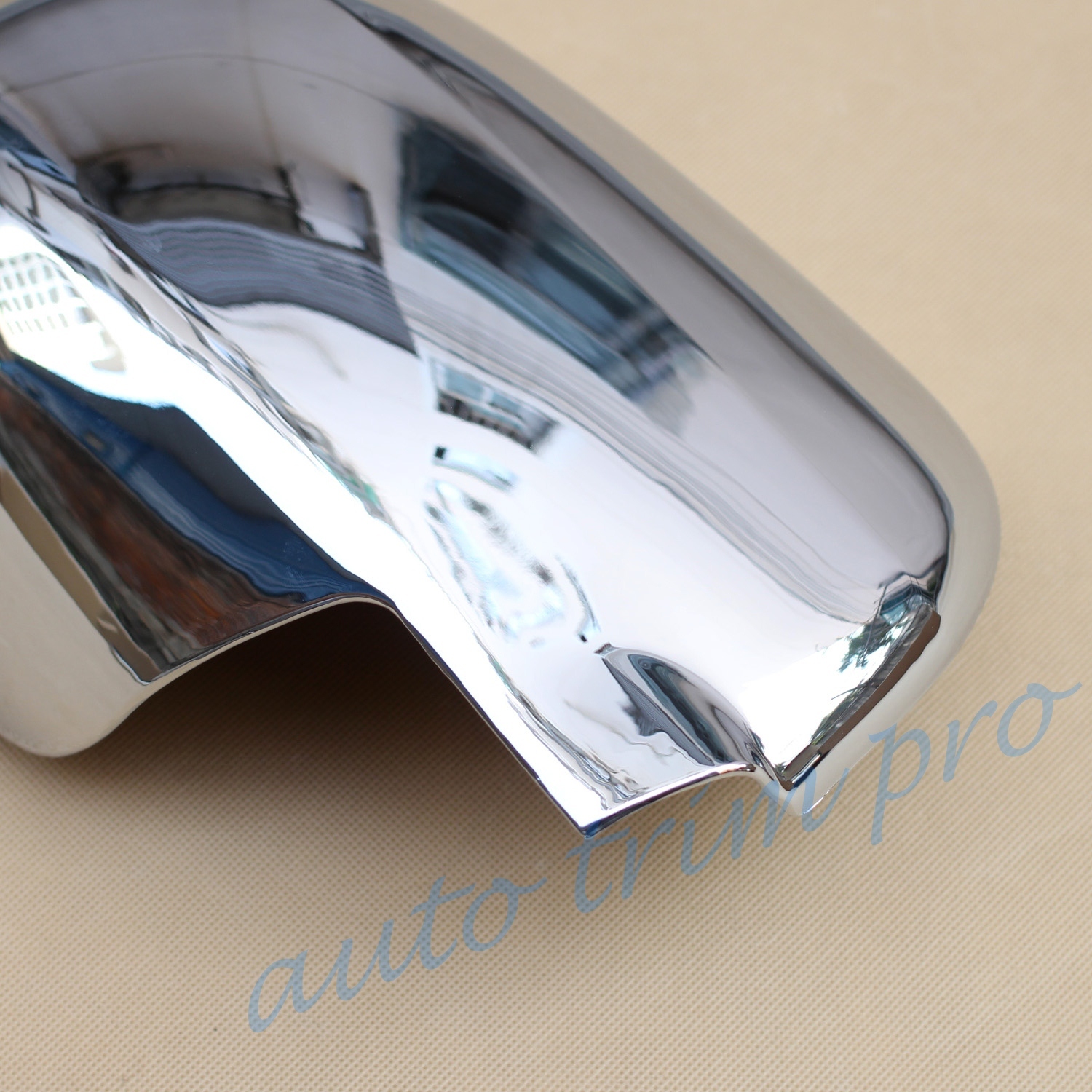 2PCS Chrome Rear View Side Mirror Cover Trim For Mitsubishi Outlander ...