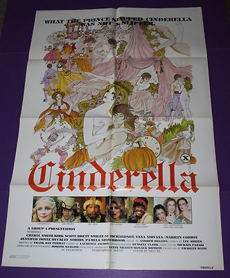 CINDERELLA MOVIE POSTER ADULT FANTASY SEXPLOITATION ORIGINAL ONE SHEET ...