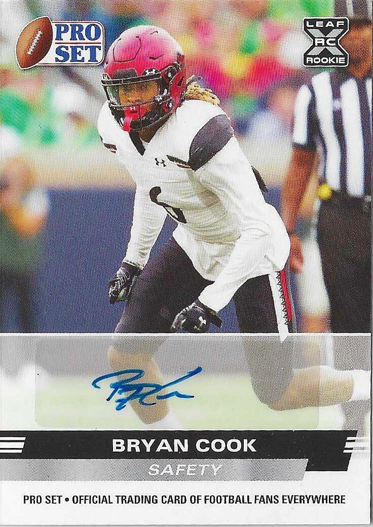 2022 Leaf Pro Set Draft - Autographs Bryan Cook #PSA-BC1 (AU, RC) for ...