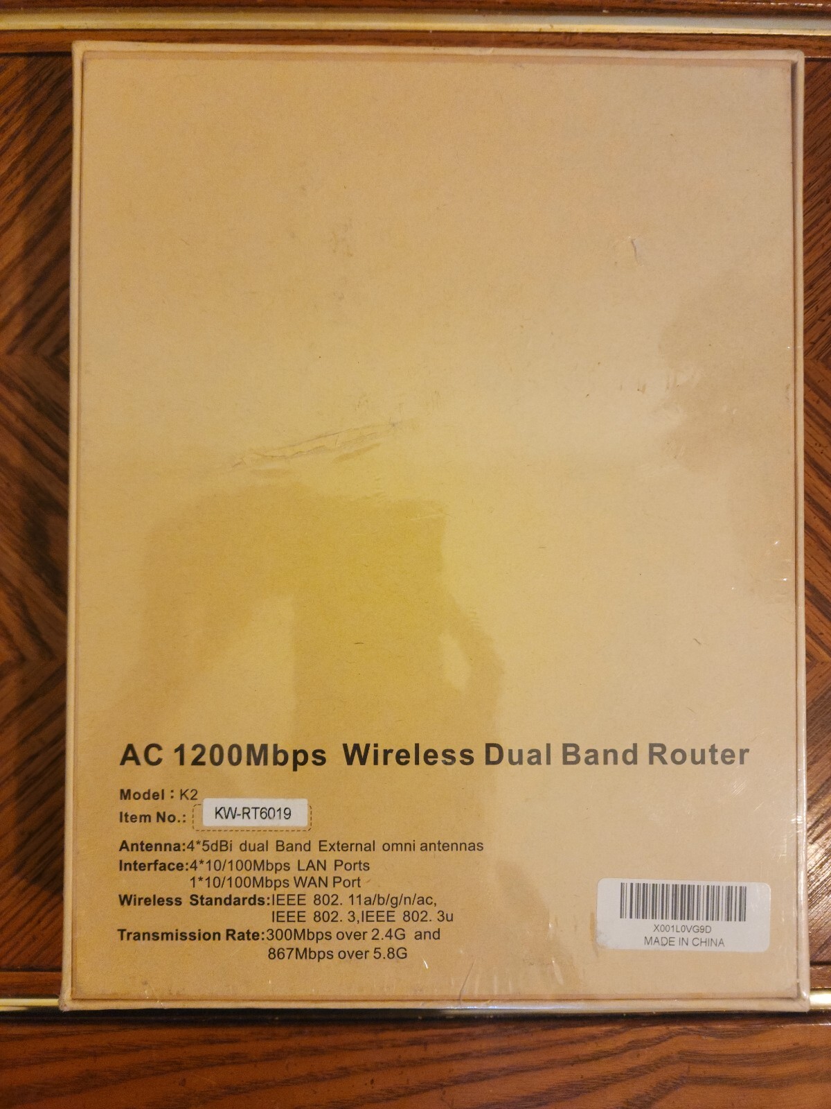 Card-King AC 1200M Smart Wireless Router K2 KW-RT 6019 New | eBay